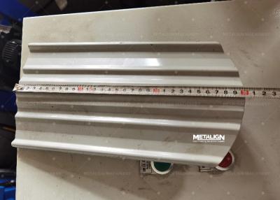 China Continuous Roll Forming Machine With Protective Chain Cover And Hydraulic Flying Shear For Fence Post Profiles for sale