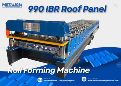 China Chain Driven Roofing Roll Forming Machine with 18 Forming Stations and 5.5Kw Motor Power for sale