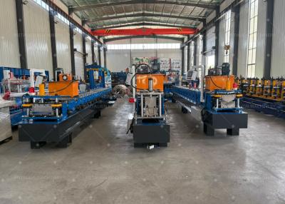 Cina Formatrice di rotoli per grondaie K-Style con spessore materiale 0,4-0,8 mm e velocità di formatura 15-20 m/min in vendita