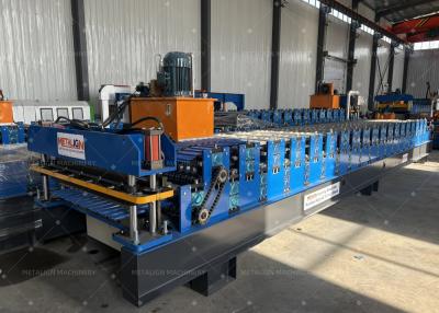 Cina Macchina per la formazione di rotoli a doppio strato per pannelli di tetto ondulati e in stile Great Wall con controllo PLC in vendita