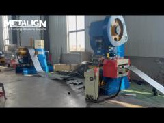 Size auto-change rack upright roll forming machine