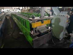 Máquina de moldagem de painéis de telhado corrugados de estilo bambu