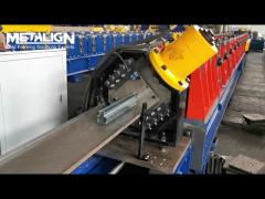Verstelbare breedte Hoogprecisie Rack Verticale Roll Forming Machine Zwaar werk