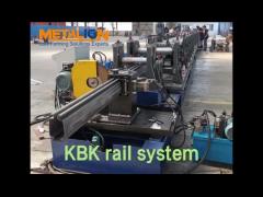 3-5mm 4 different dimensions KBK roll forming machine