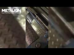 Tread Plate Pattern Single Steel Sheet Embossing Machine