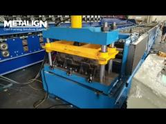 High-Speed Roll Forming Machine with Custom Embossing and Hydraulic Cutting for Metal Deck Productio