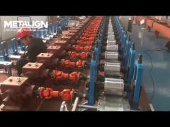 Durable Cold Roll Forming Line for Octagonal Tube Production with Automatic Punching and High-Speed