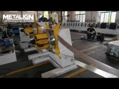 Dual Coil PU Foam Isolated Shutter Slat Roll Forming Machine 15m/Min