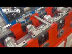Elektriciteit Decoiler Precision Rollformers Metal Slat Productielijn Ruimtebesparing