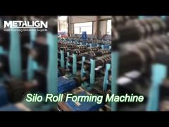 high precision grain silo roll forming machine with adjustable bending and hydraulic punching