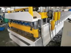Double-Layer Chain-Driven Roll Forming Machine For Trapezoidal And Corrugated Roof Panels
