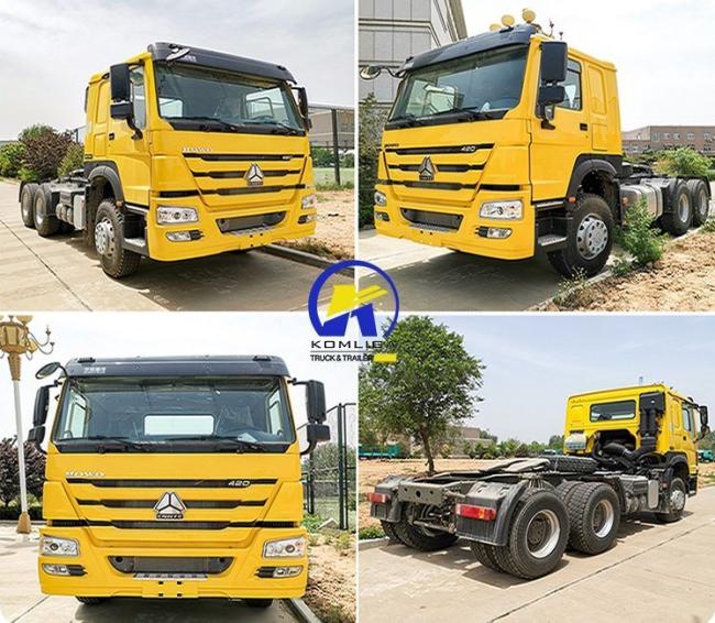 Sinotruck 371HP 375HP 420HP 6X4 Semi Trailer Head Truck Prime Mover HOWO Used Tractor Truck Price