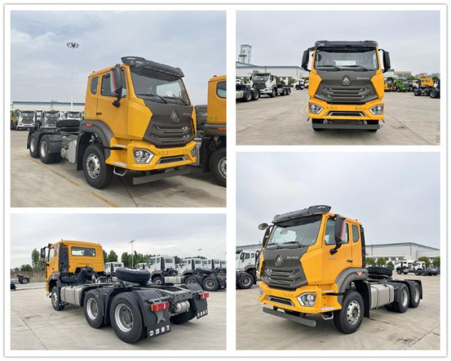 China Manufacturer 6X4 HOWO Flatbed Trailer Tractor Truck for Myanmar