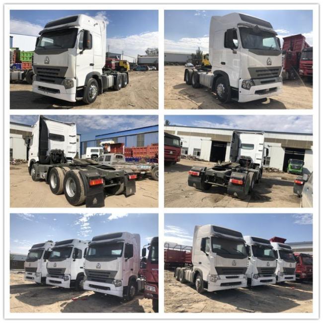 China Manufacturer 6X4 HOWO Flatbed Trailer Tractor Truck for Myanmar