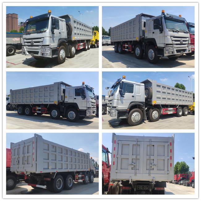 Sinotruk 371HP 420HP 12-Wheel Dump Truck HOWO 8X4 Dump Tipper Trucks