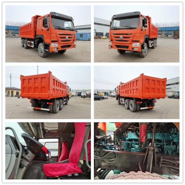 6X4 Mining Machine Heavy Truck Used HOWO Tipper Truck