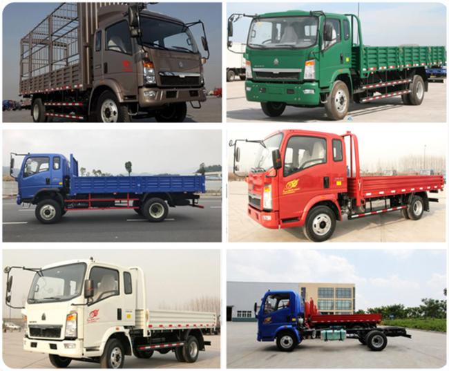 Sinotruck Foton 4X2 6 Wheel 3tons 5 Tons 8 Tons Mini Cargo Truck Price