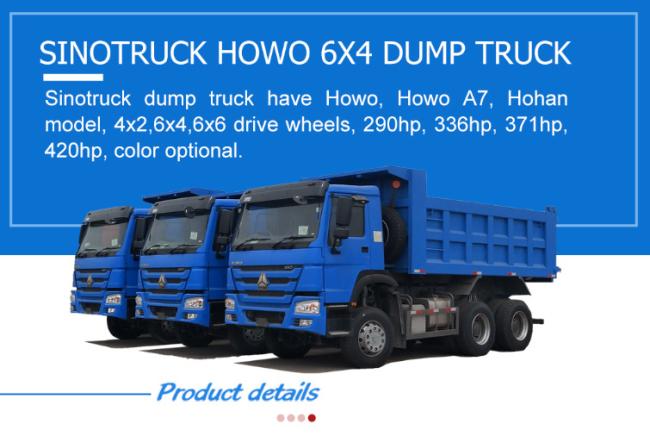 High Quality Used Dump Truck Second Hand Sinotruk HOWO 6X4 Tipper Truck