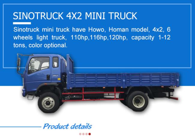 Sinotruk HOWO Light Duty Cargo Truck for Sale