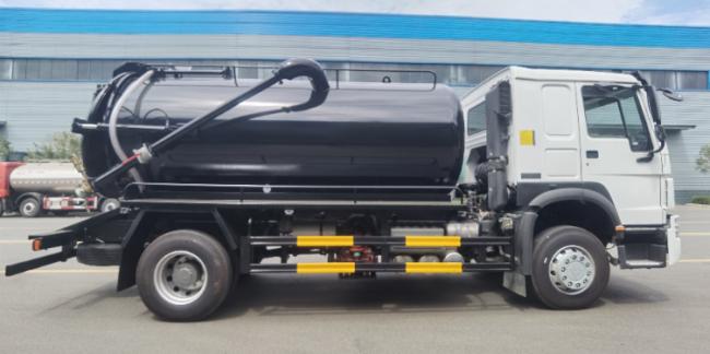 Cheap Price 10m3 12m3 15m3 High Pressure Waste Water Sewage Vacuum Tank Truck