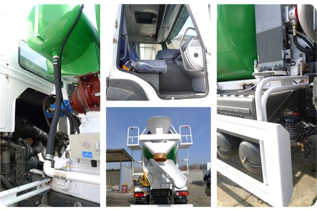 New Sinotruk Shacman 6X4 8m3 9m3 10 Cubic Concrete Pump Cement Mixer Self Loading Concrete Mixer Truck and HOWO Used Concrete Mixer Truck for Sale