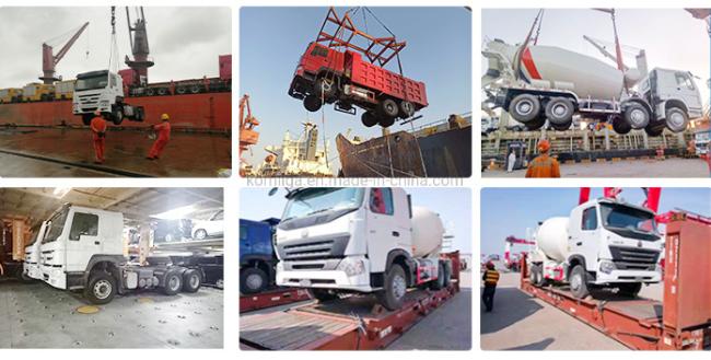 New Sinotruk Shacman 6X4 8m3 9m3 10 Cubic Concrete Pump Cement Mixer Self Loading Concrete Mixer Truck and HOWO Used Concrete Mixer Truck for Sale