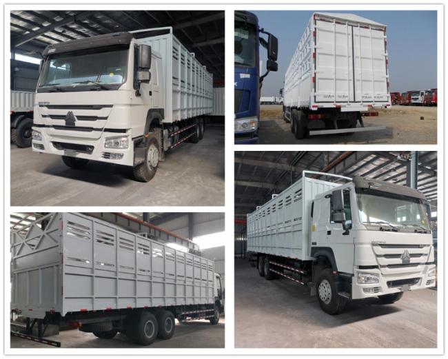 Sinotruk 6X4 Transport Vehicle Box Cargo Truck for Sale