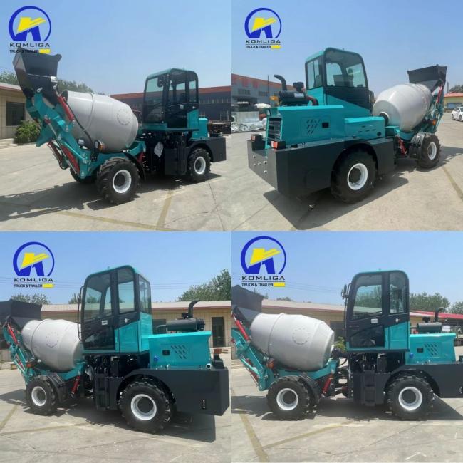 1 to 6 Cbm Small Mini Self Loading Concrete Truck Mixer with Hydraulic Concrete Mixer Machine Price Self Loading Mixer Truck