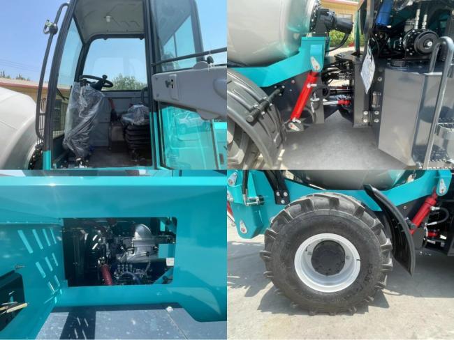 1 to 6 Cbm Small Mini Self Loading Concrete Truck Mixer with Hydraulic Concrete Mixer Machine Price Self Loading Mixer Truck