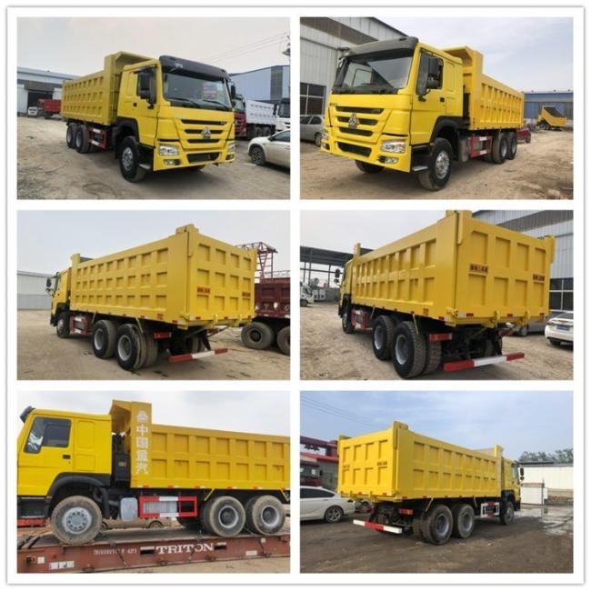 Good Condition 6X4 20-30 Tons Heavy Duty 3 Axle 10 Wheels Sinotruk HOWO Used Dump Truck