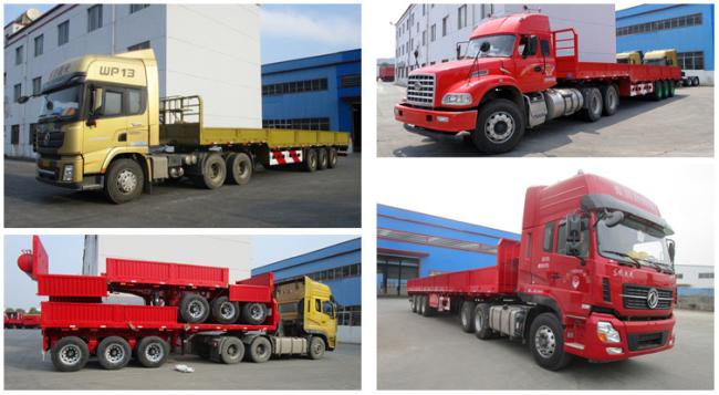 3 Axle 40FT Container Side Wall Semi Trailer Manufacturer