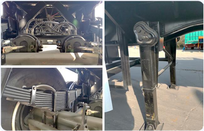 2axles 3axles 4axles Flat Bed Trailer 20FT 40FT 45FT Flatbed Container Semi Trailer