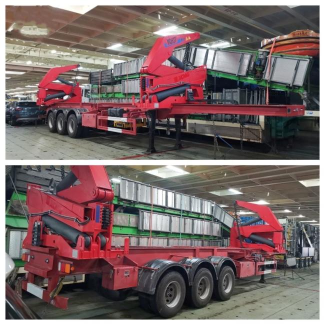 3axle 37tons Side Lifter/Loader Container Lifter Semi Trailer for Sale