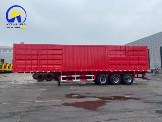 3axles 4axles Box Trailer Container Semi Trailer for Transport