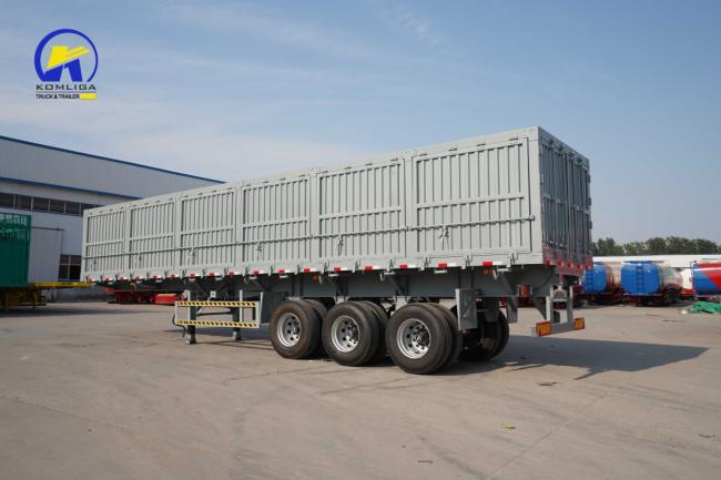 3axles 4axles Box Trailer Container Semi Trailer for Transport