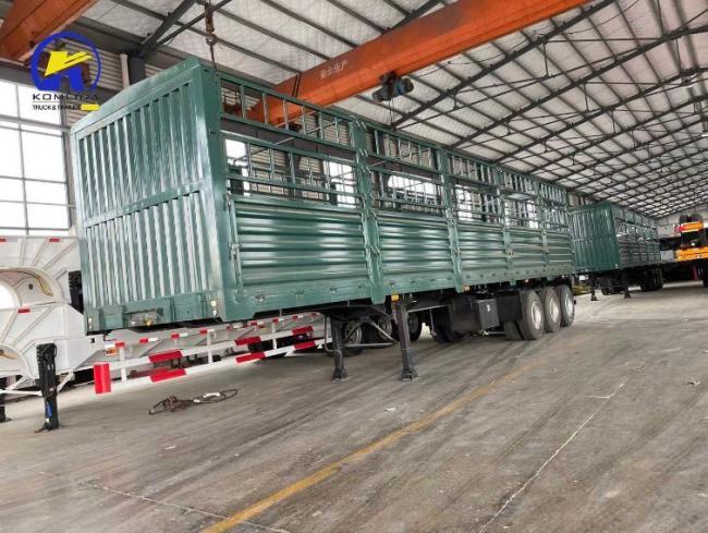 Cheap New 3axle 50ton Side Guard Semi Trailer New Fence Semi Trailer for Sale