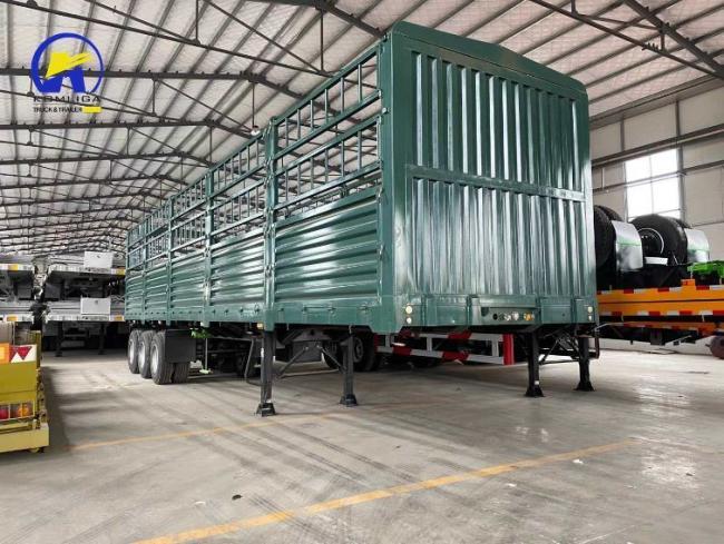 Cheap New 3axle 50ton Side Guard Semi Trailer New Fence Semi Trailer for Sale