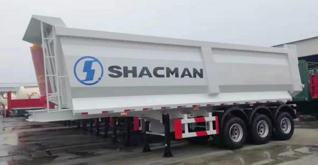 40 50 60 Tons Small 2 Axle 3 Axle Mini Dump Trailer Hydraulic Hoist