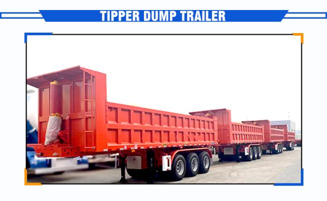 3 Way 35m3 40m3 45m3 Dumper Dump Trailer Tipper for Kenya