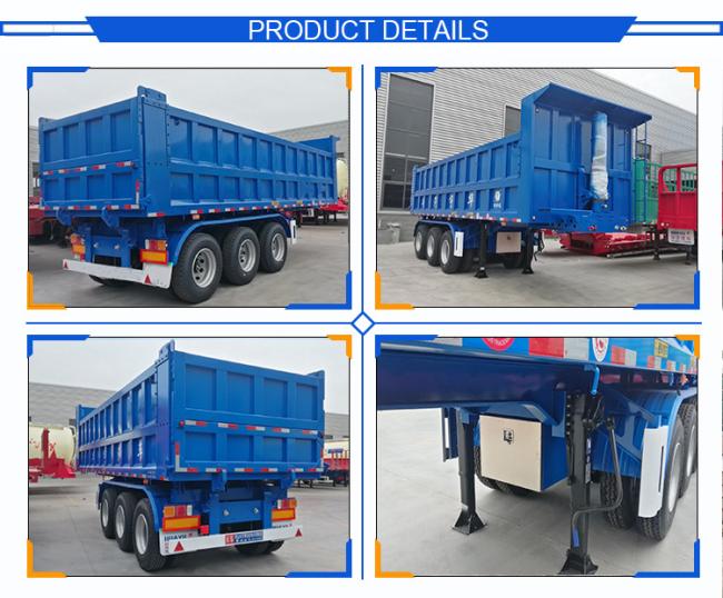 3axles Heavy Duty Dump Trailer