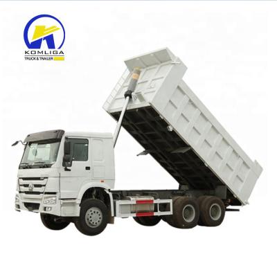 China Eixo dianteiro Hf9 Diesel acessível Sinotruk HOWO camiões usados 30 toneladas 6X4 Mini Dump Truck à venda