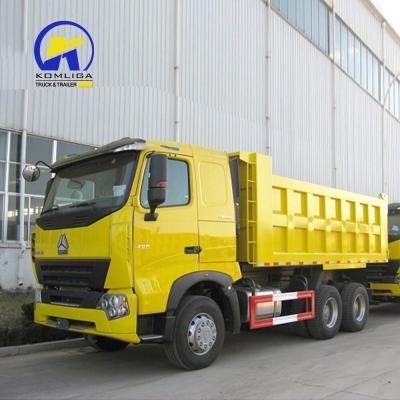 Cina White HOWO A7 Dump Truck 336HP 371HP Azionamento a mano sinistra/destra per la movimentazione di materiali sfusi in vendita
