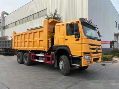 China Ventrale ophanger Hydraulische opheffing 371HP Sinotruck 6X4 HOWO Dumper voor zwaar werk Te koop