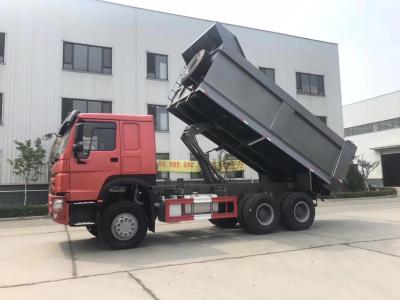 China 10 banden 375 pk Ghana Tipper Truck met Ventral Tipper Hydraulisch Lifting End Efficiency Te koop