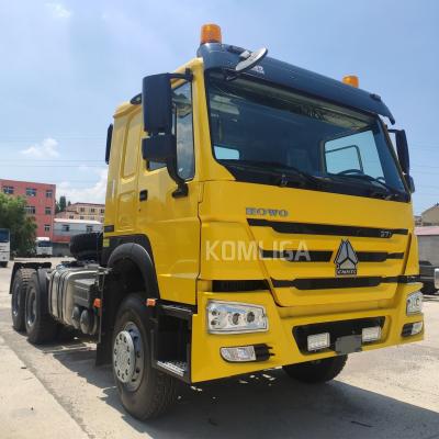 中国 ラジアルタイヤデザイン 2022 6X4 371HP トラクターヘッド トレーラー トラック 16 トンの後軸 販売のため