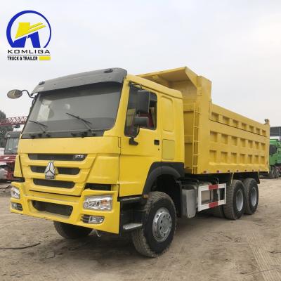 中国 2019 HOWO 25 トン 20m3 ダンプトラック サイズ A/C と Hc16 後部軸付き 1 スリーパー キャビ 販売のため
