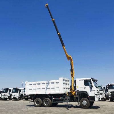 Cina HF9 asse anteriore HOWO Sino Dump Truck con gru a prezzi accessibili in vendita
