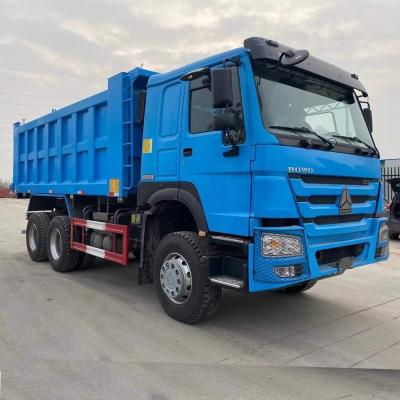 Cina Trasmissione manuale 2022 Sinotruk HOWO 6X4 camion a gomma 371p camion a scarico 18cbm 20cbm in vendita