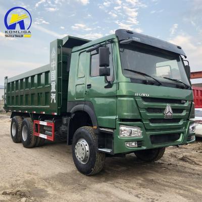Cina Durabile Sinotruk HOWO Usato 371/375HP 40t Dump Truck con 6X4 20 Cubic Tipper Payload in vendita
