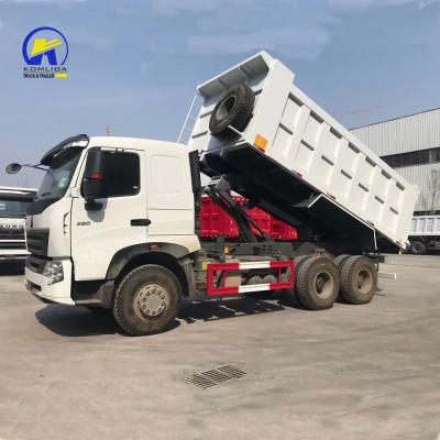 Cina HW76 Cab Sinotruk HOWO Camion a gomma 6*4 Dump 30t per progetti di costruzione stradale in vendita
